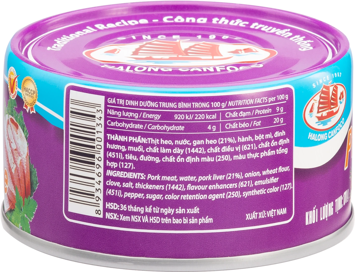 Liver Pâté 170g - Halong Canfoco